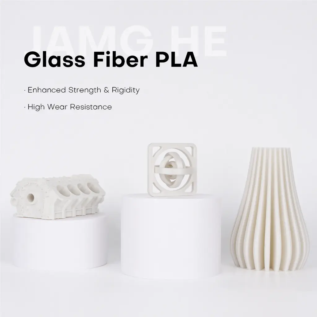 PLA GLASS FIBER FILAMENT JAMG HE | www.shining-future.com